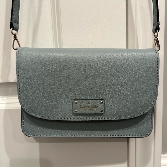 kate spade | Bags | Kate Spade Slate Blue Crossbody Bag | Poshmark
